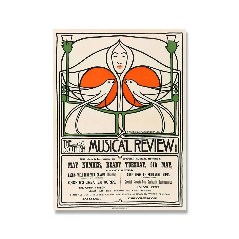 Charles Rennie Mackintosh Posters