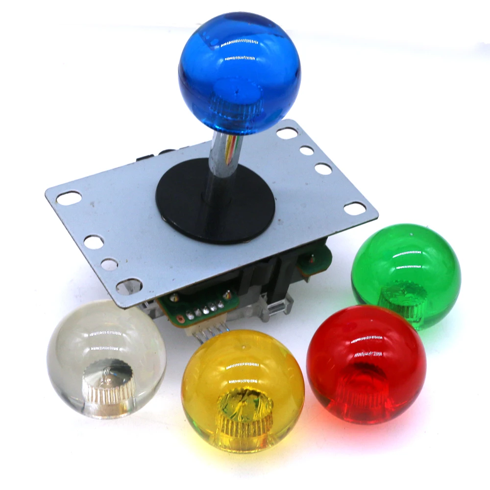 1PCS No Bubbles Clear 35MM Acrylic Topball SANWA 8YT Arcade Joystick ...