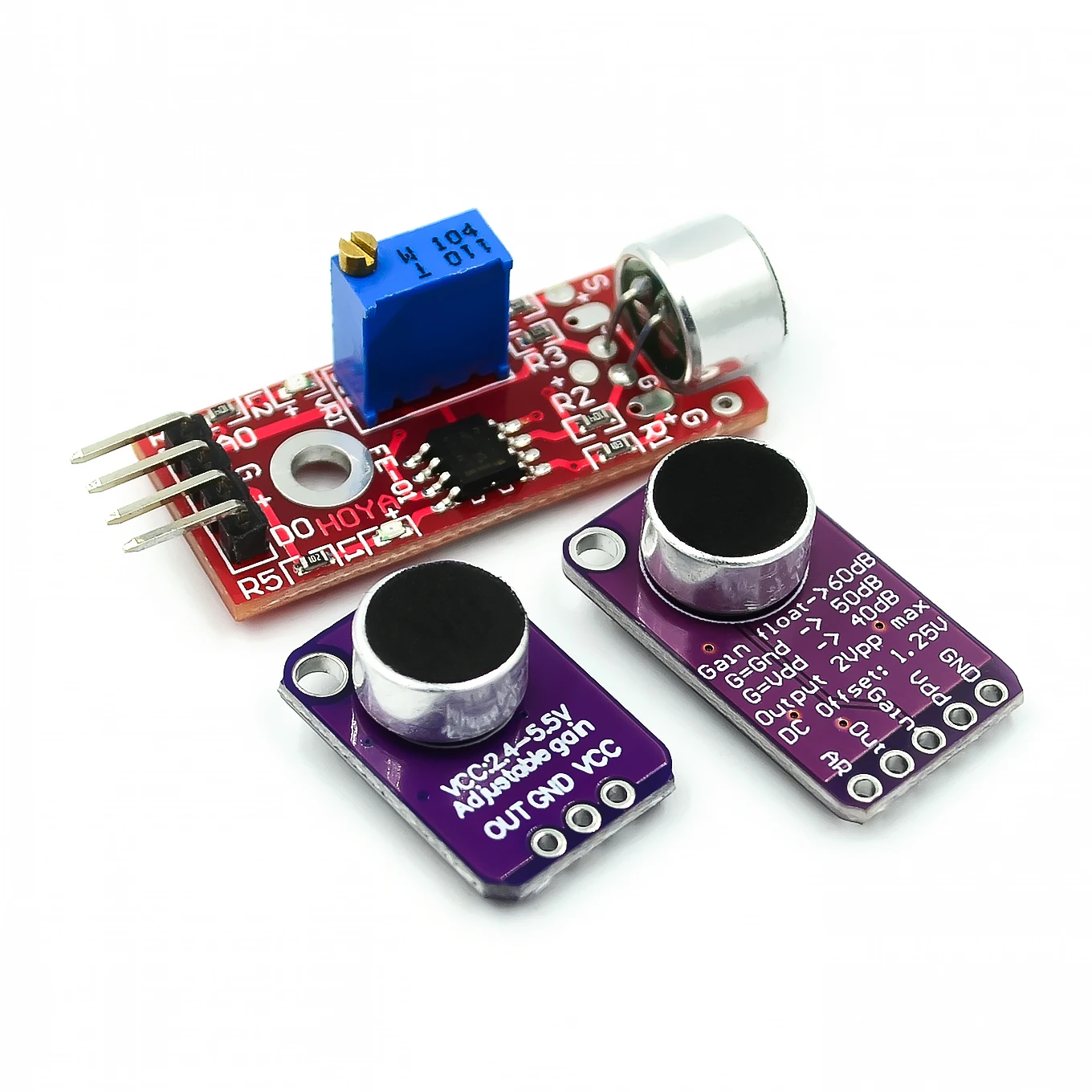 Electret Microphone Amplifier Stable Max9814 Max4466 Module Auto Gain ...