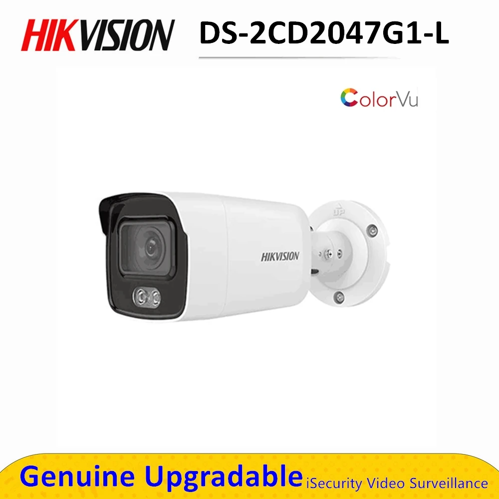 In Stock Hik original ColorVu 4mp bullet CCTV camera DS 2CD2047G1 L ...