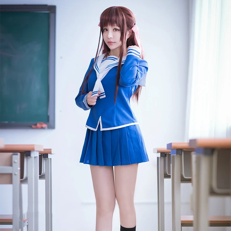 Anime-meyve-sepeti-Honda-Tooru-Cosplay-kost-mleri-Sailor-tak-m-elbise ...