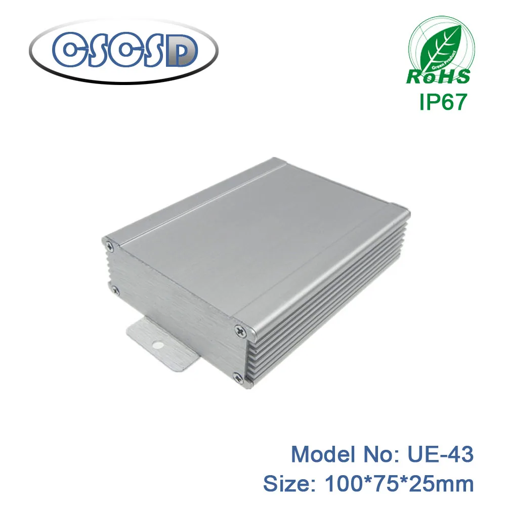 Infustrial Electrical Box Aluminium Anodize Electronics Instrument ...