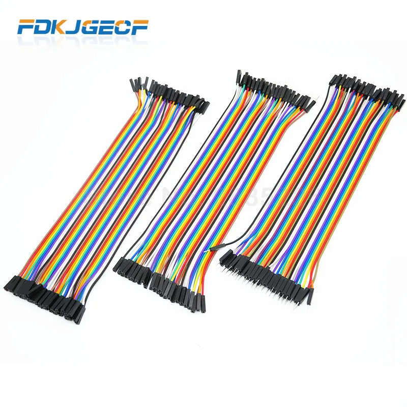 120PCS 10CM KIT -câble connecteur mâle-mâle-femelle-femelle-femelle ...