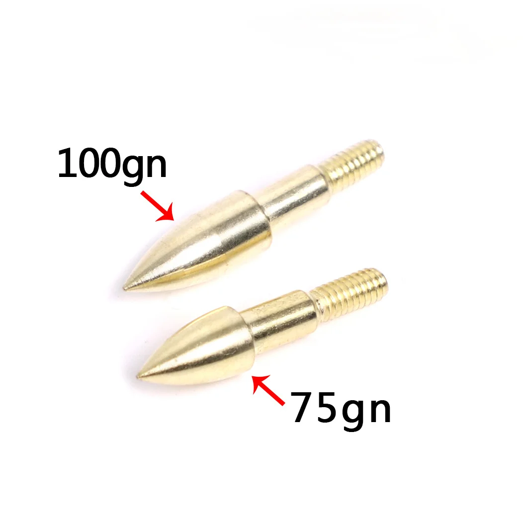 24pcs-Golden-Bullet-Arrowheads-Target-Point-Arrow-Tips-with-Screws-for ...