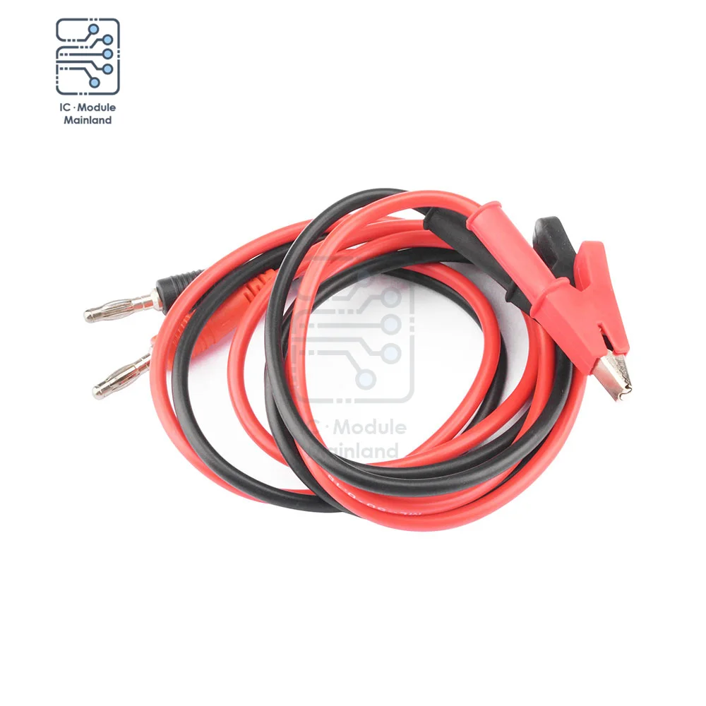 Multímetro con conexión Banana y pinza de cocodrilo, cable de plomo de ...