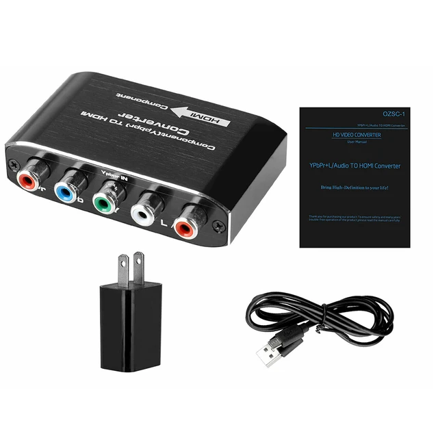 Convertidor Video Componente A HDMI C/Escalador Precio