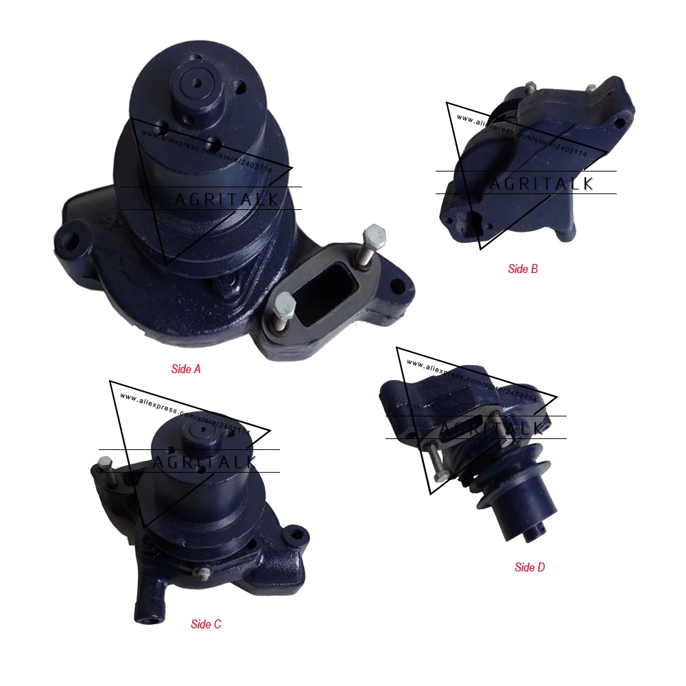 water pump assembly as picture showed for Shanghai 495A engine for ...