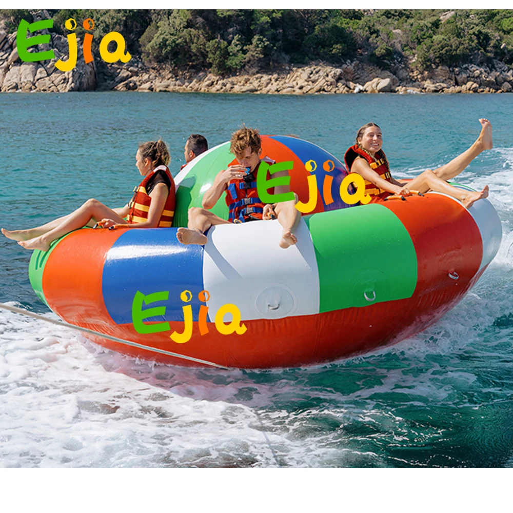 3/3.5/4m Dia Inflatable Flying Disco Boat Towable / Inflatable Water ...