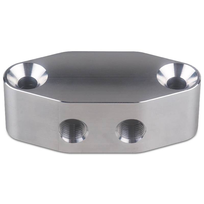 for LS Oil Pressure Sensor Relocation Adapter with Dual 1/8 inch Npt ...