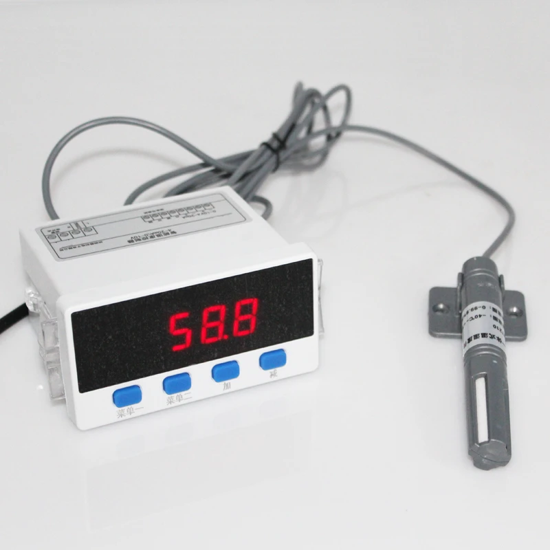 Digital Display Moisture Meter Range 0-99.9%rh Air Humidity Controller ...