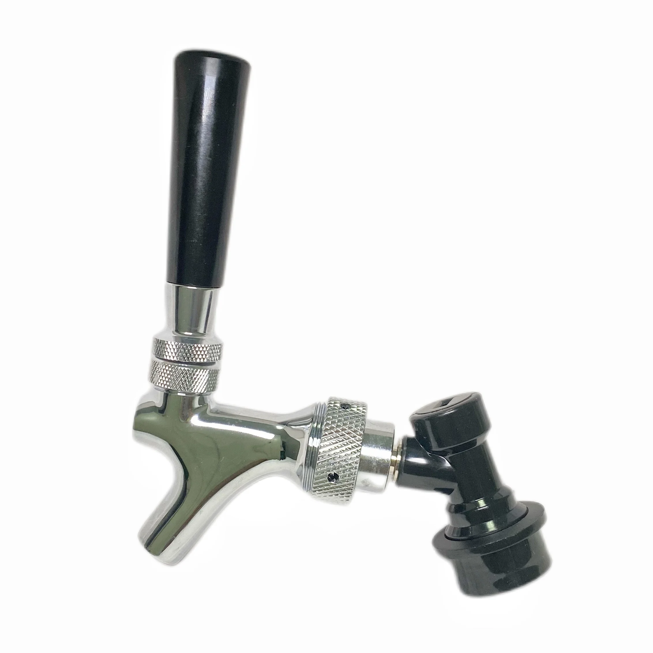 Craft Beer Tap with Liquid Ball Lock Quick Disconnect Assembly Chrome ...