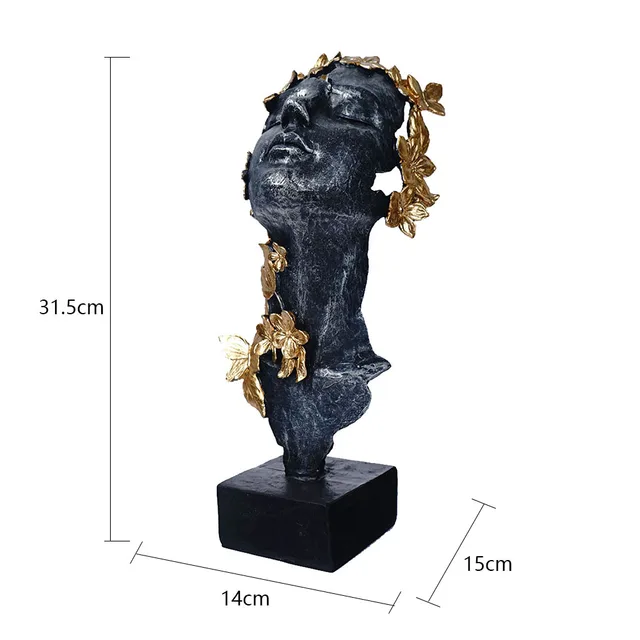 Vintage Style Thinker Desk Statue - 12g HOME