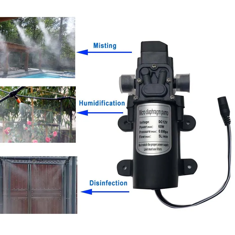 High Quality Booster Mist Pump 12v Dc 160psi Water Pump For Swimming ...