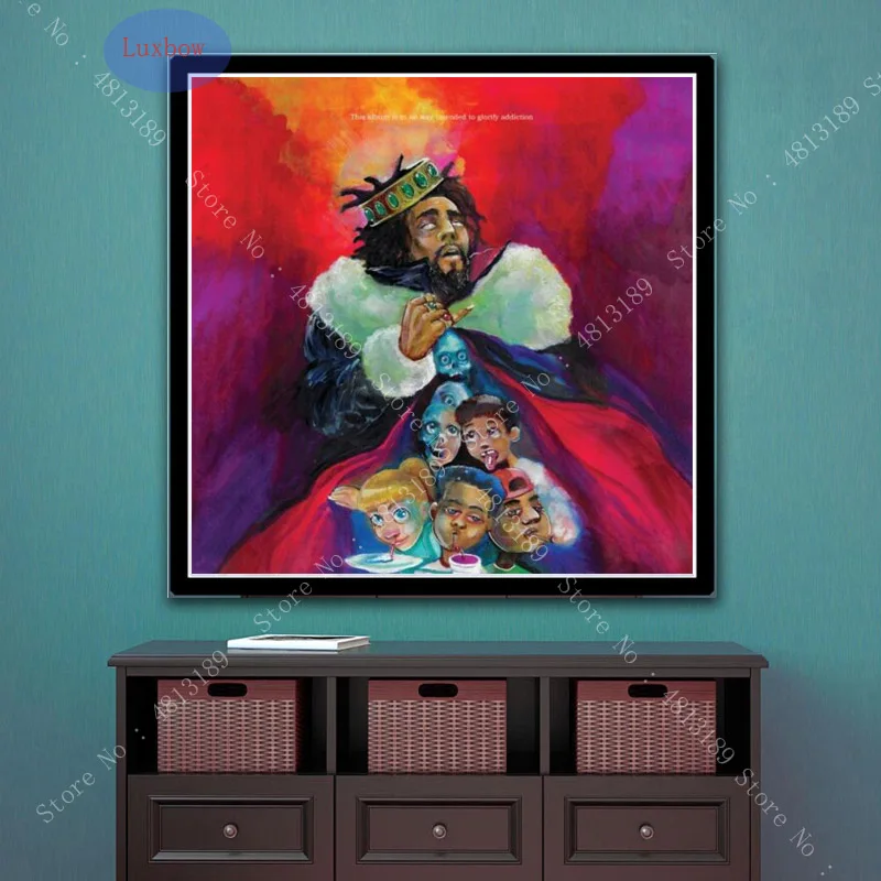 New J. Cole KOD Art Music Album Hip Hop Rap Music Singer Star Poster ...