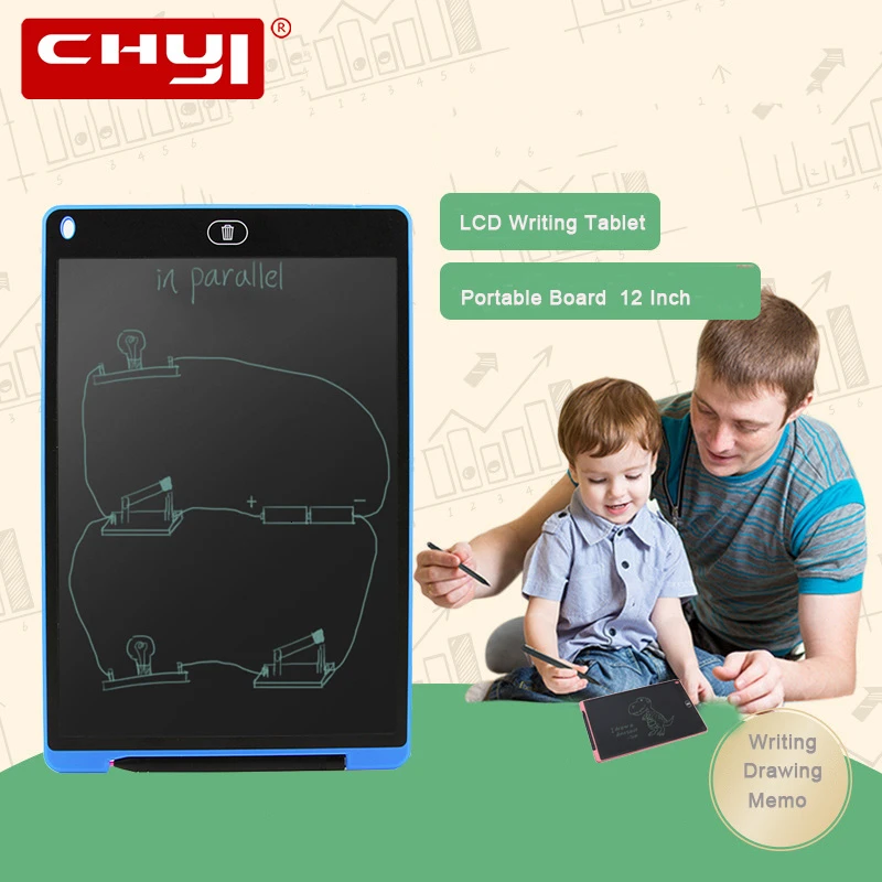 Chyi 12 Inch Lcd Writing Tablet Electronic Digital Art Drawing Board ...
