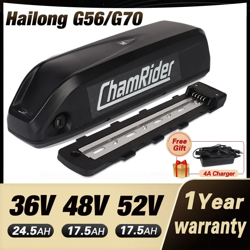 Original 48V Battery 20AH 52V Ebike Battery Hailong Electric Bike ...