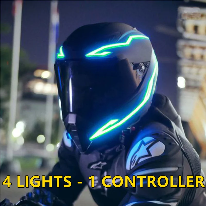 Light Up Motorcycle Helmet