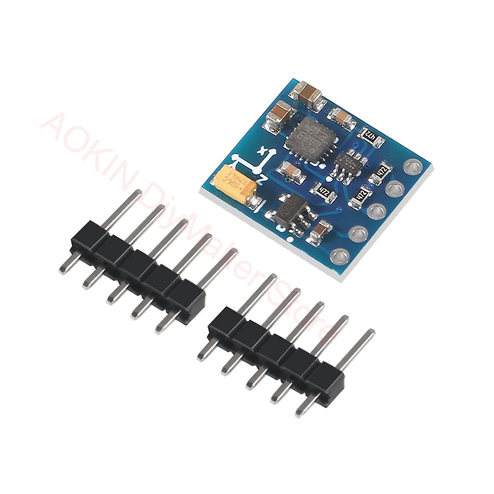 GY 271 QMC5883L 3 5v iic 3軸コンパス磁気センサーモジュール電子コンパスモジュールarduinoのための|集積回路 ...