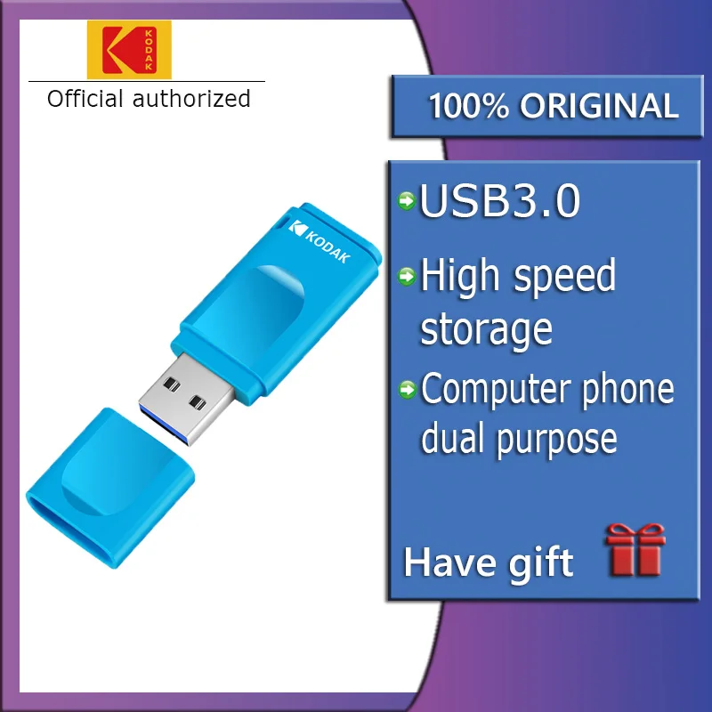 USB 3,1 Kodak K233 usb флеш-накопитель 16 ГБ 32 ГБ 64 Гб 128 ГБ 256 ГБ мини-накопитель USB 3,0 Стик