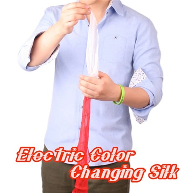 Electric-Color-Changing-Silk-Magic-Tricks-Magician-Scarve-Conversion ...
