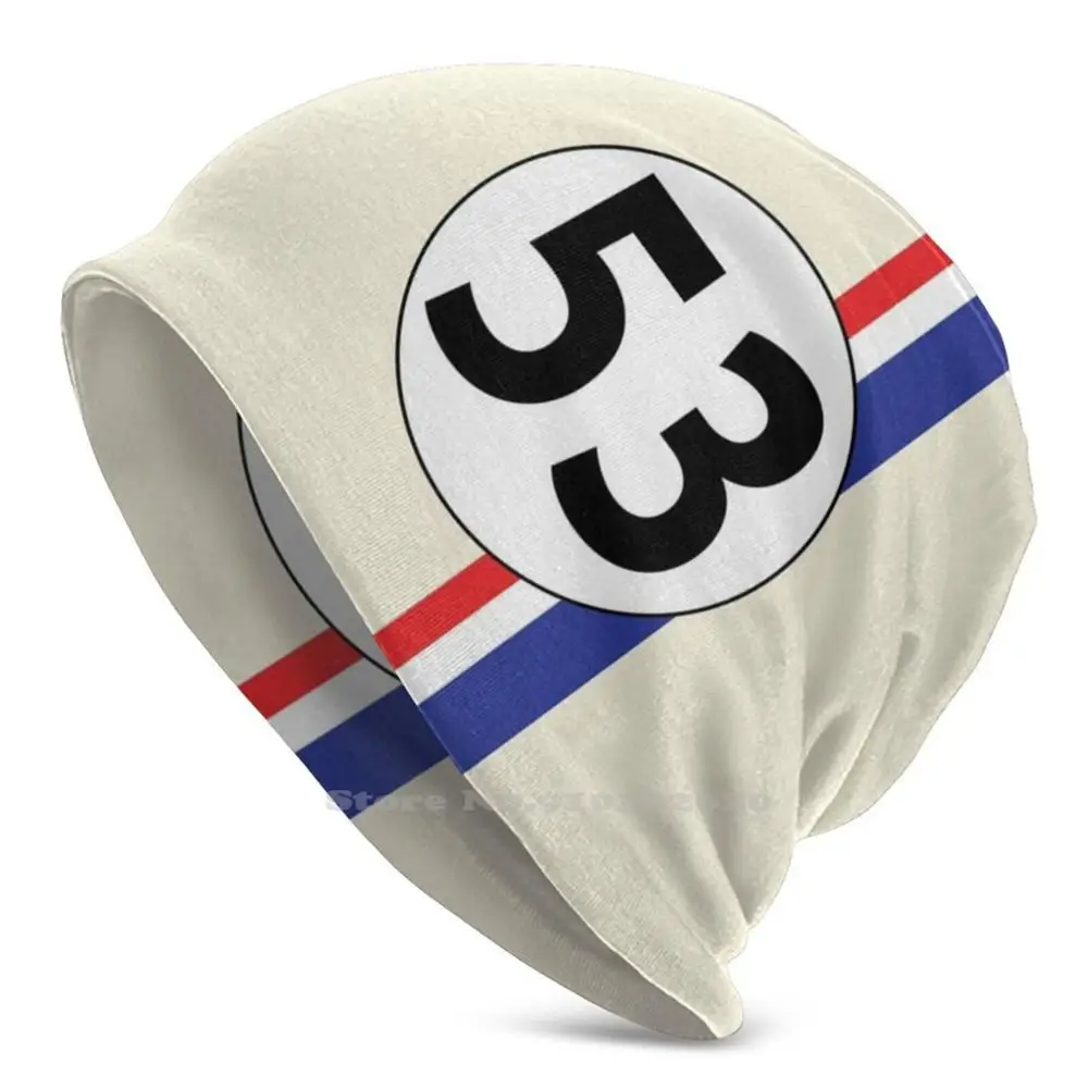 Herbie-Number-53-Knit-Beanie-Hat-Men-s-Winter-Hats-Warm-Race-Car-Race ...