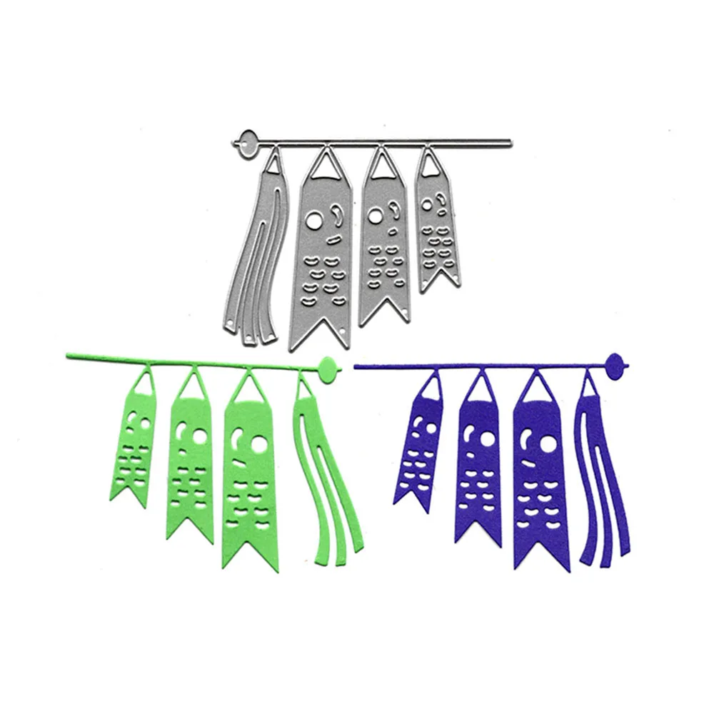 Metal Cutting Dies Flag Banner - Congratulations & Happy Birthday Die ...