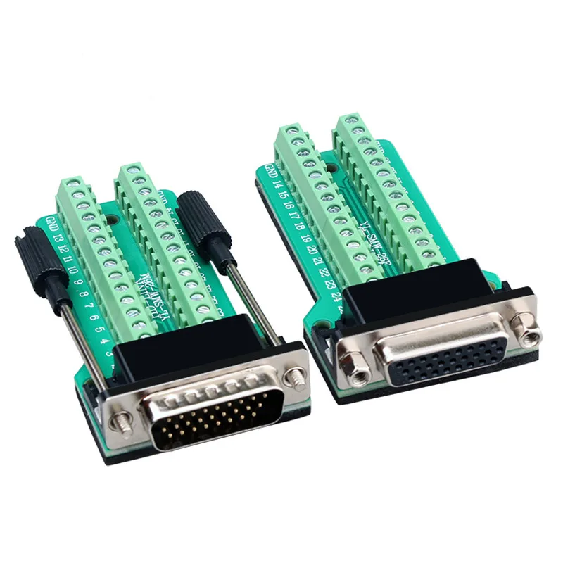 26-pin D-sub Connector Db26 3 Rows Serial Parallel Port Serial ...