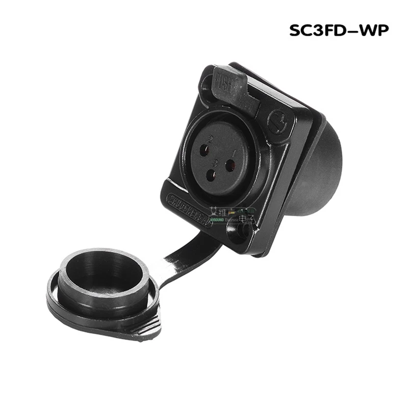 1Pcs-waterproof-and-dustproof-cover-outdoor-performance-three-core-XLR ...