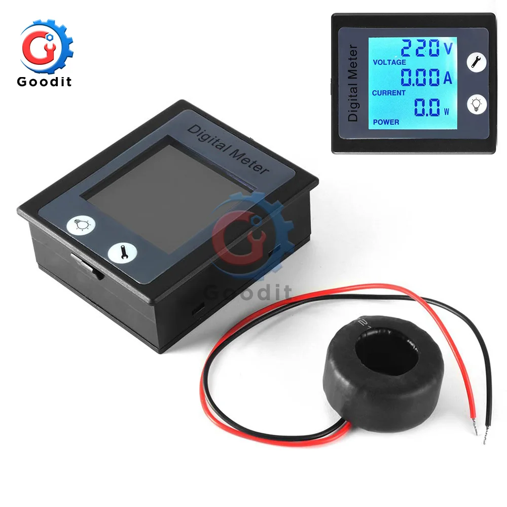 AC-80-260V-100A-AC-LCD-Digital-Ammeter-Voltmeter-Power-Energy-Volt ...