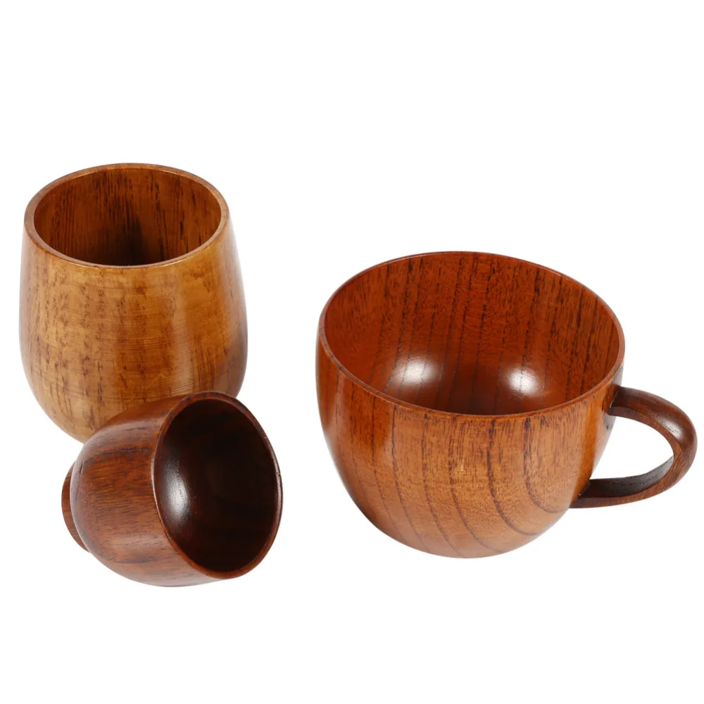 Solid Wooden Cup Natural Spruce High Quality Tea Cup Primitive Cup Mug ...