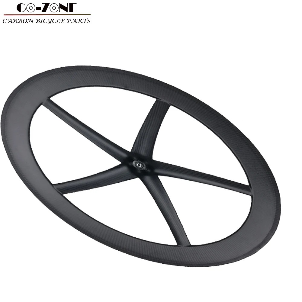 5 Spokes Carbon Wheel 700c Clincher Tubular 5 Spokes Whees Ud/3k/12k ...
