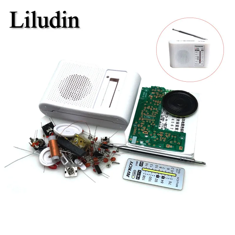 CF210SP AM/FM Stereo Radio Kit DIY Electronic Assemble Set Kit Portable ...