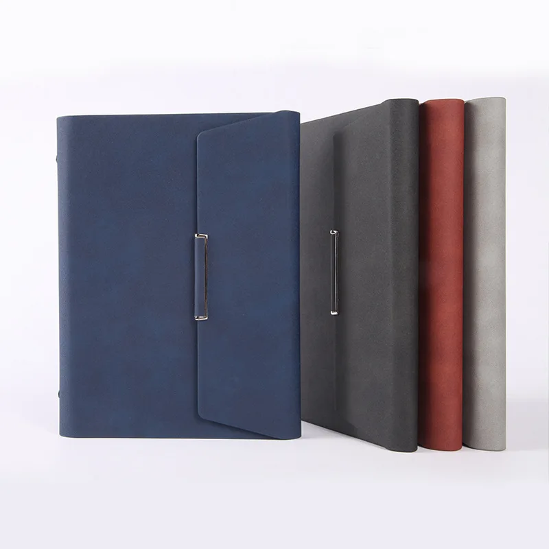 2021 New Binder Notebook Pu Leather Bible Notepad Folder A5 B5 Diary ...