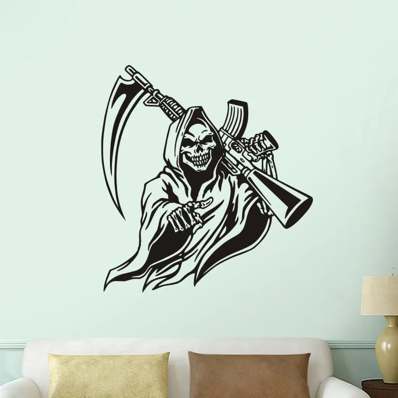 Hunt Skull M16 Decal Hunting Club Sticker Hollow Sticker Hunter Car ...