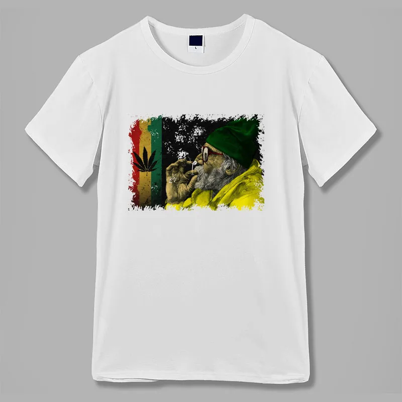 rasta Beard old reggae man graffiti art cool tee modal cotton soft ...