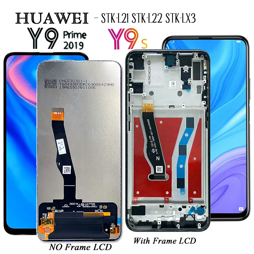 Pantalla Lcd para Huawei Y9 Prime / Y9s 2019 STK L21, STK L22, STK LX3, repuesto de pantalla ...