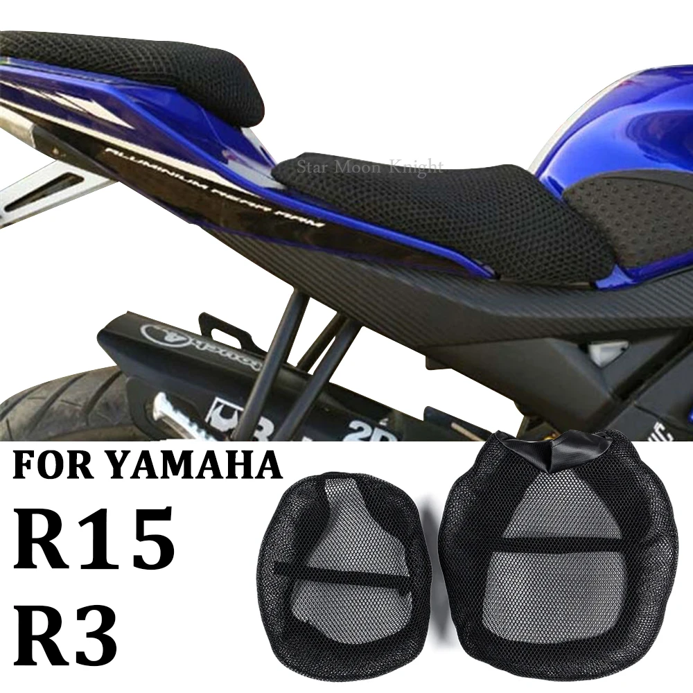 Acessórios da motocicleta proteger almofada de assento capa para yamaha ...