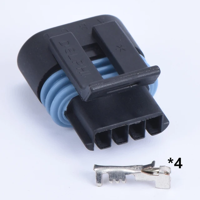 Delphi-sensor de presión de admisión de coche, de 4 pines conector ...