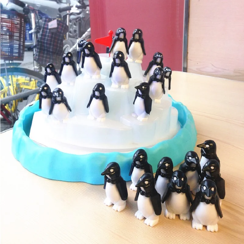 Penguin Iceberg balance toy Funny Family Party Game for Ages 4 and Up ...