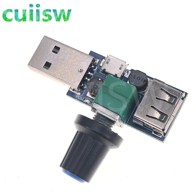 Hot-DC-5V-Mini-USB-Fan-Governor-Wind-Speed-Controller-Air-Volume ...
