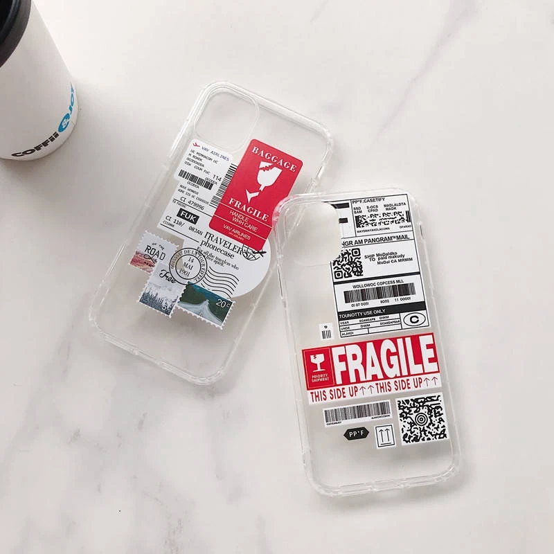 Fragile-Label-Pattern-Corners-Airbag-Soft-Cover-for-iPhone-11-11Pro ...
