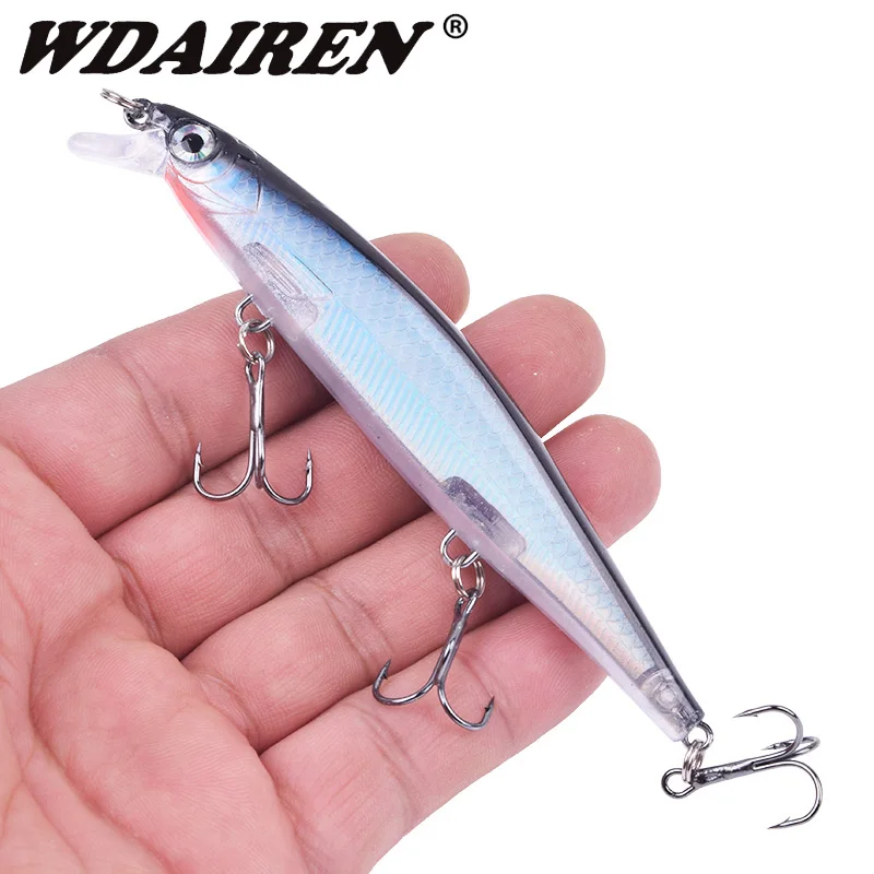 WDAIREN-Pesca-Minnow-Fishing-Lures-Sinking-Wobblers-11cm-13-5g-Crankbait-Plastic-Artificial-Hard ...