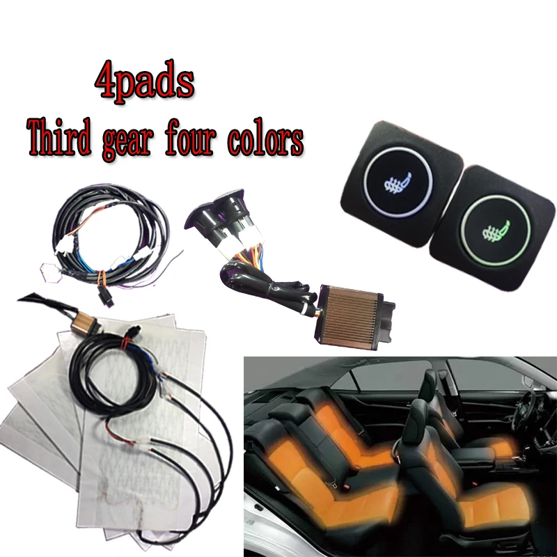 Waterproof 3 Files Panel Square Mounting Hole Round Switch Built-in Car ...