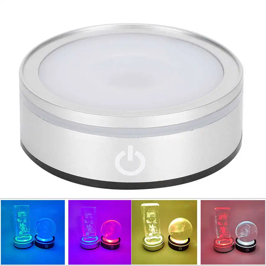 USB-3D-Multicolor-LED-Light-Base-with-Touch-Switch-Lamp-Base-Round ...