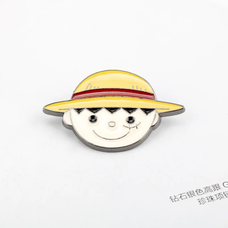 One Piece Brooch Monkey D. Luffy Metal Pins | One piece Merchandise ...