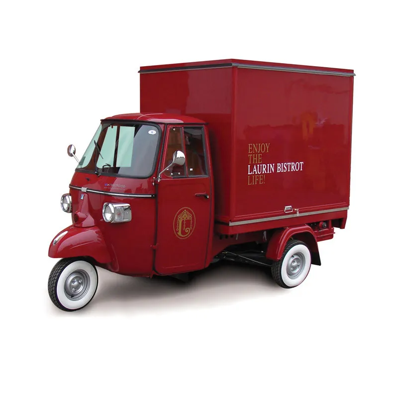 Mobile-Electric-Food-Truck-Piaggio-Ape-Tricycle-Street-Coffee-Cart-Fast ...