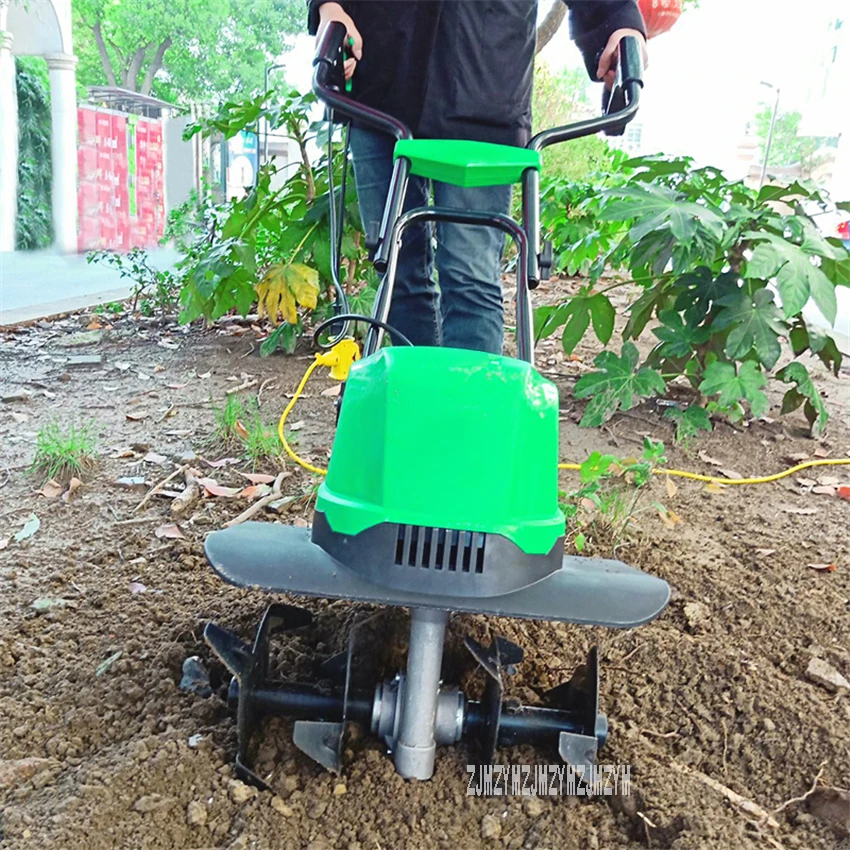 TLEG-01A Mini Tiller Electric Plough Machine Cultivator Scarifier ...