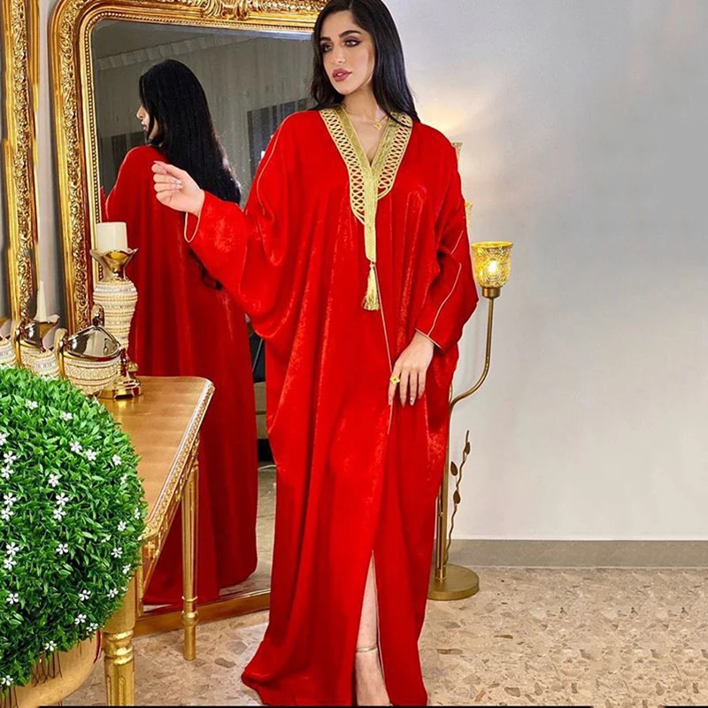 Pakistani Robe Dubai Arab Kimono Robe Muslim Women Robe Abaya Clothing ...