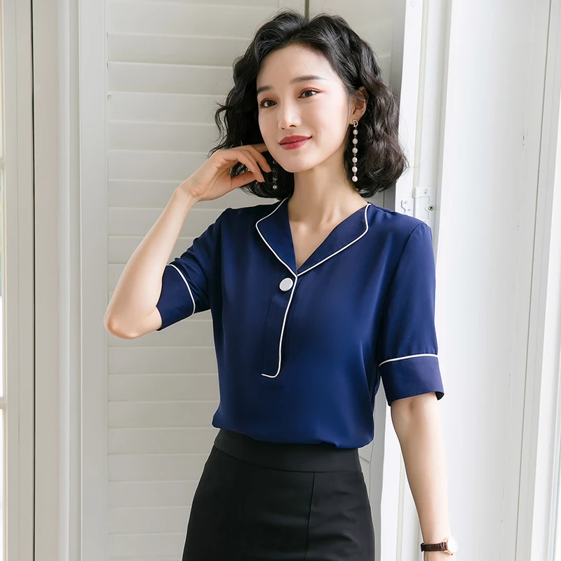 Office Uniform Blouse Designs For Women