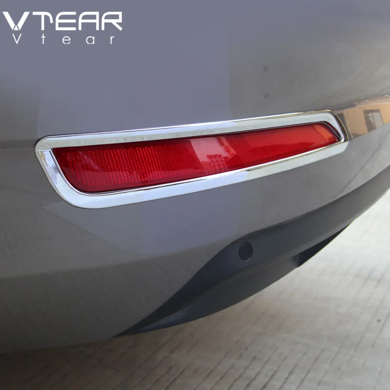 Vtear For Skoda Octavia A7 rear foglights cover body Exterior Chromium ...